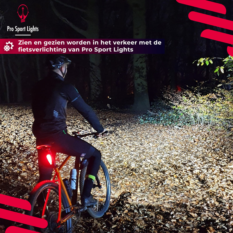 Bicycle lighting with power bank 1200 Lumen – Pro Sport Lights